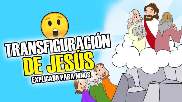 La transfiguración de Jesús para niños - Evangélico - Todo sobre la Biblia