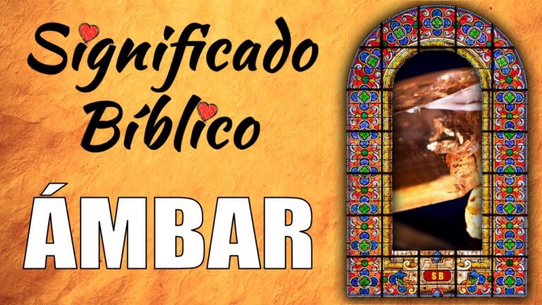 Significado bíblico del nombre Ámbar: origen y simbolismo - Evangélico ...