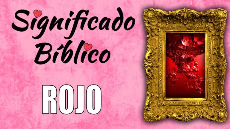 El significado del color rojo en la Biblia y su simbolismo religioso ...