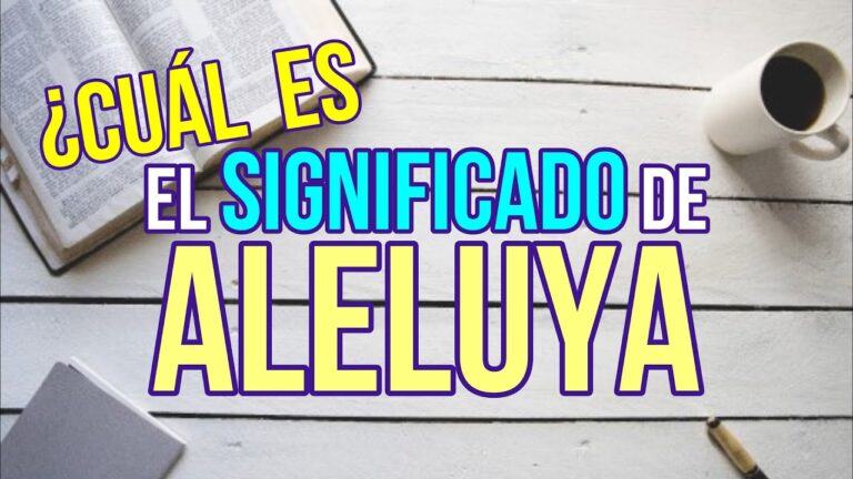 Significado bíblico de aleluya - Evangélico - Todo sobre la Biblia